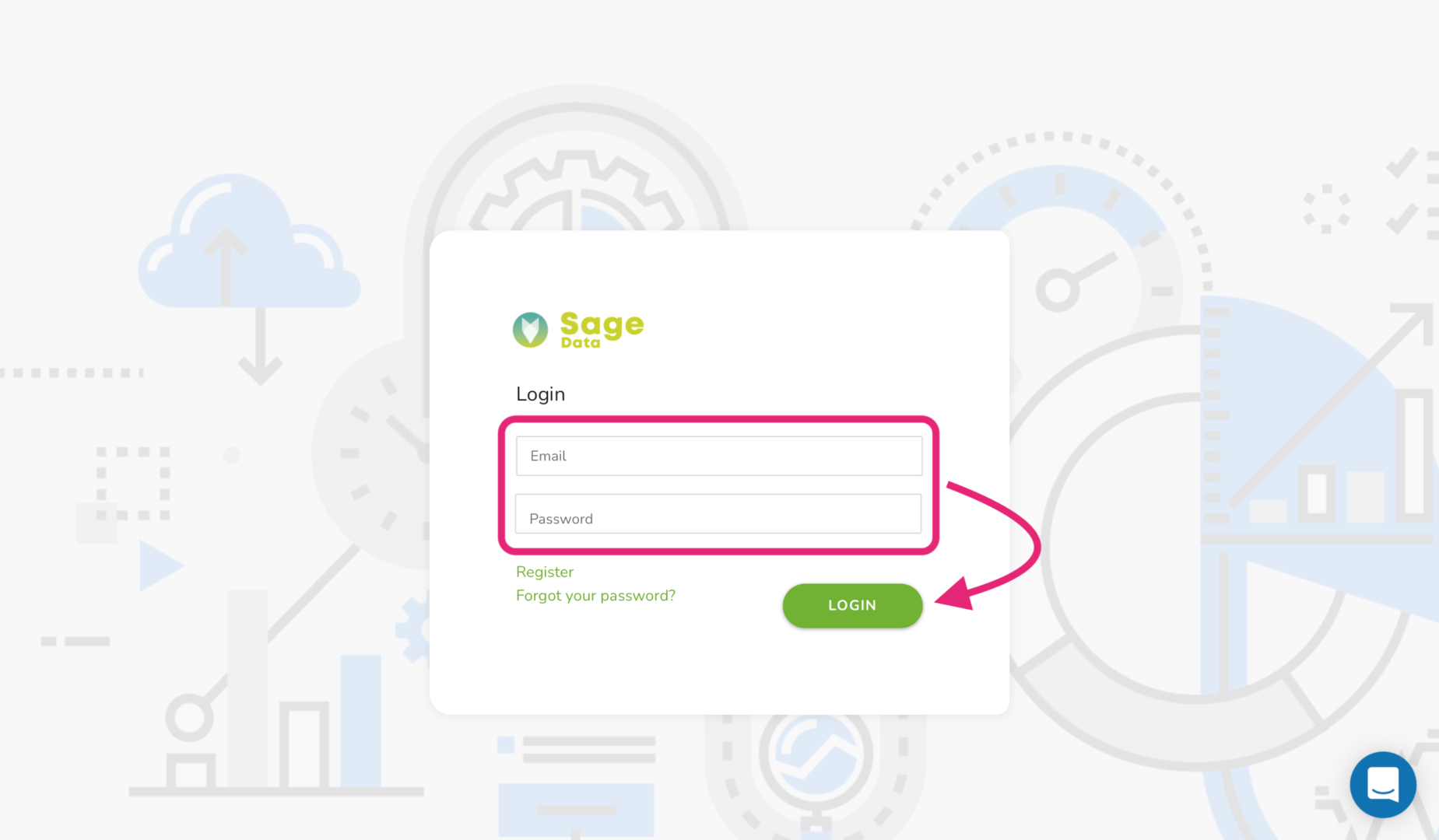 How to register and login – SageData
