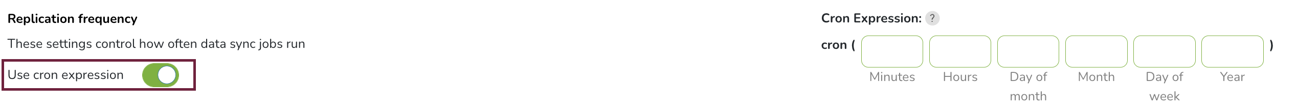 Replication scheduling – SageData